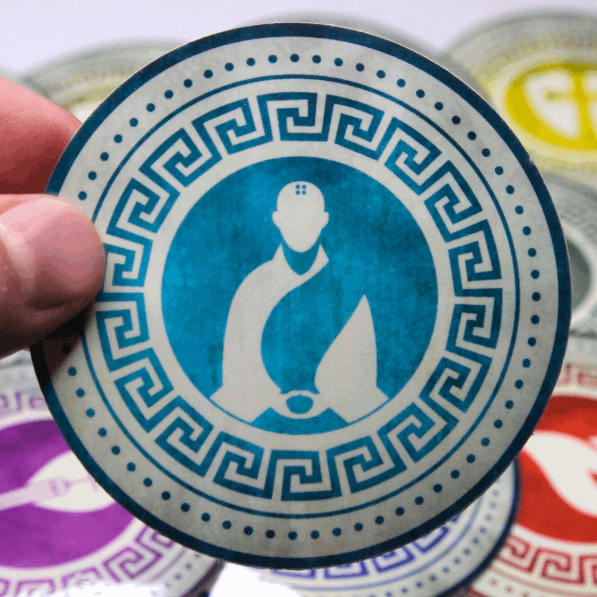 TTRPG Class Emblem Stickers | Bold Vinyl Stickers for D&D & RPG – 12 ...