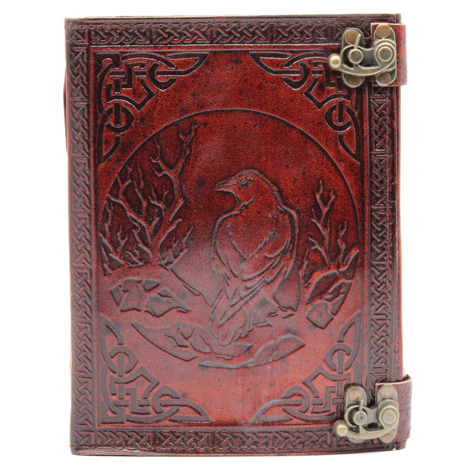 Red Raven Leather Journal | Vintage Design for DnD and TTRPGs – 12 ...