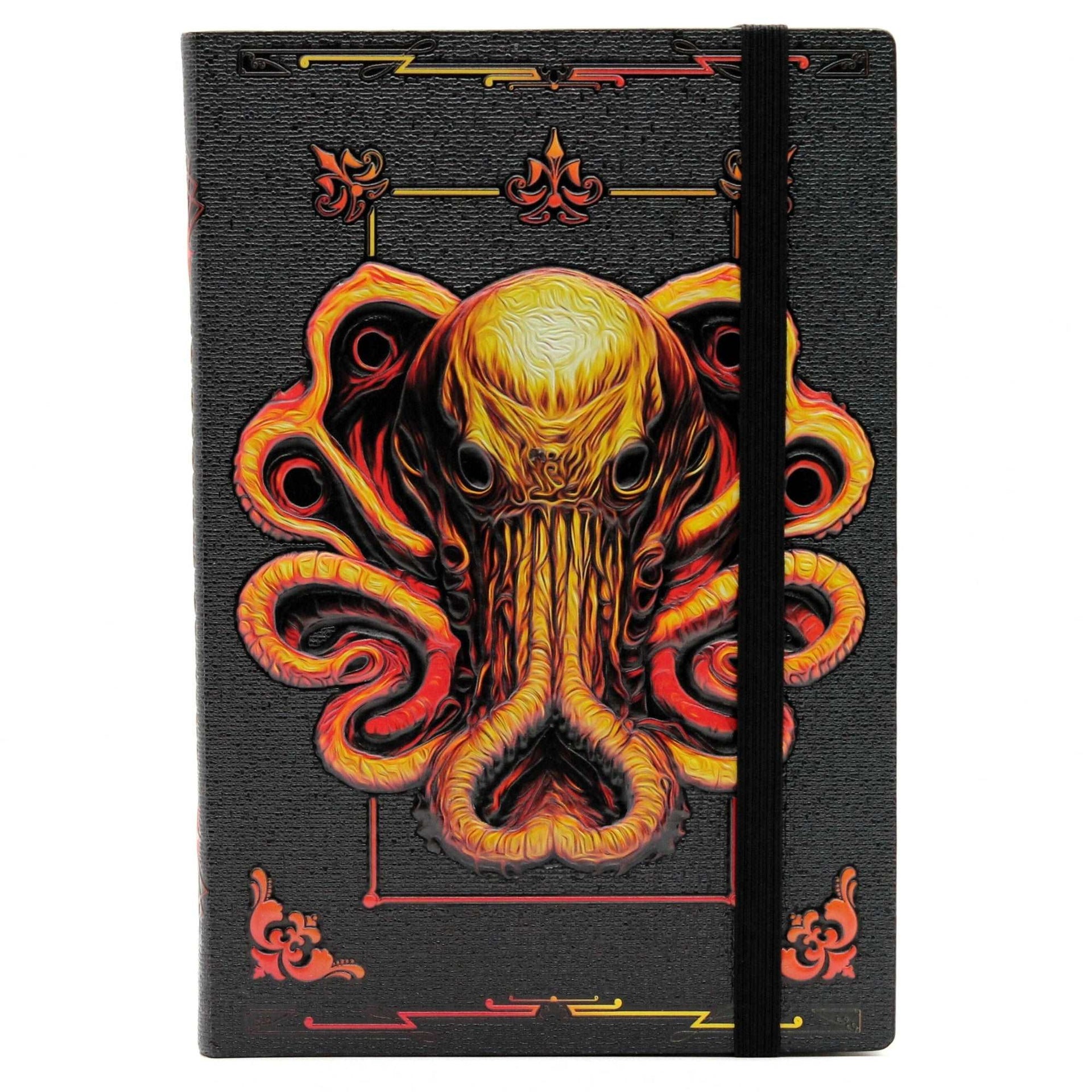 Cthulhu Embossed Journal | Grid Pattern TTRPG Journal, DnD5e Logbook ...
