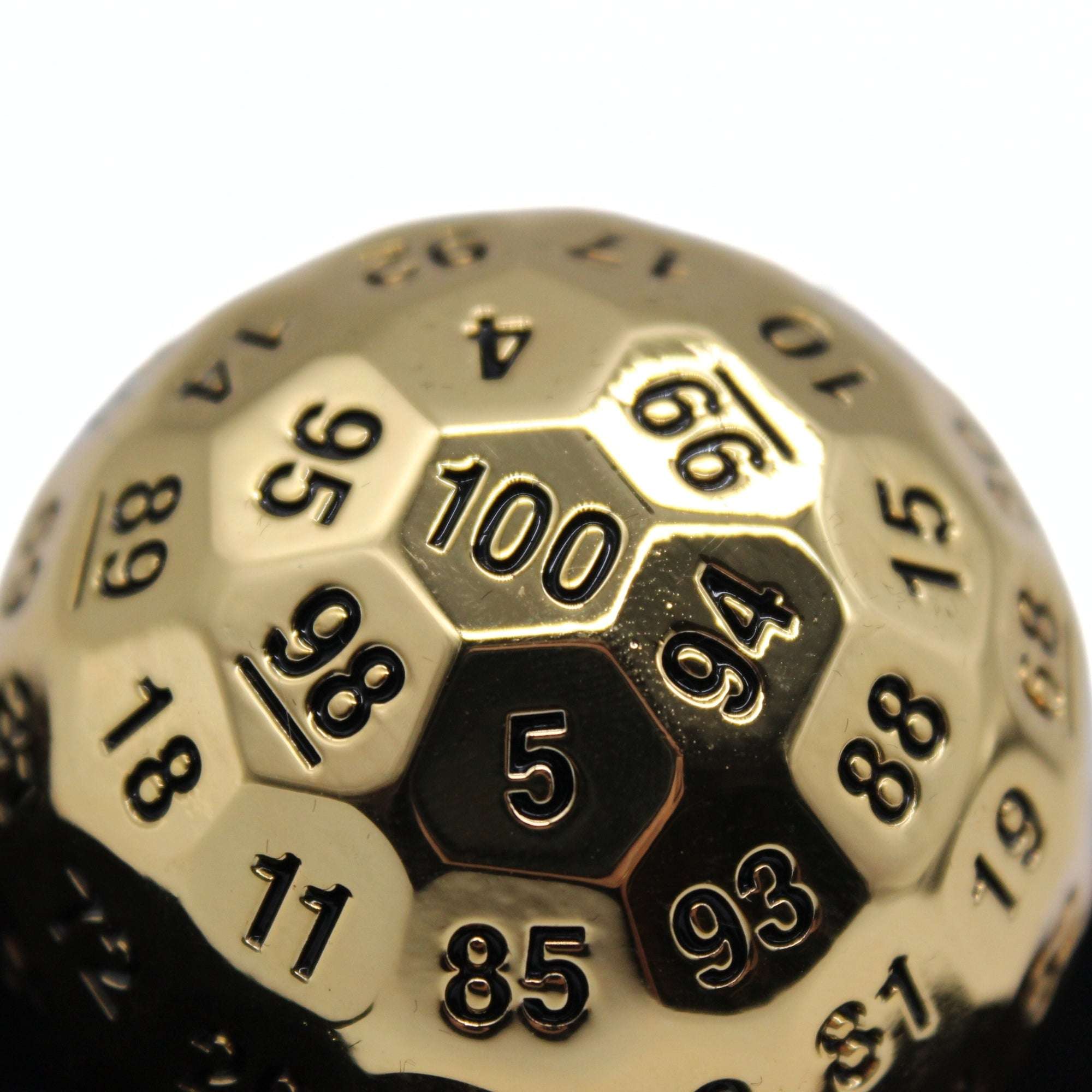 Gold Plated D100 Die | Ultimate Dungeons and Dragons TTRPG Die – 12 ...